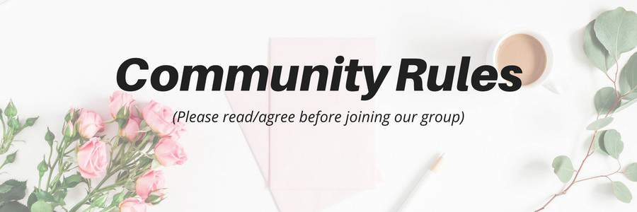 Community Rules - Sweet & Simple Life
